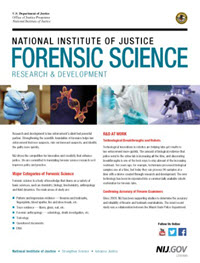 forensic-flier.jpg | National Institute of Justice
