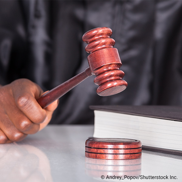 judge banging gavel hero inset | National Institute of Justice