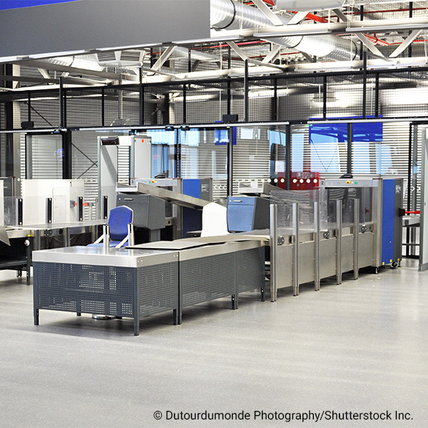 screening station in a large facility hero inset | National Institute ...