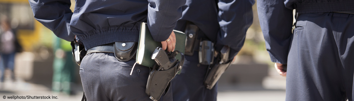 two police officers hero background | National Institute of Justice