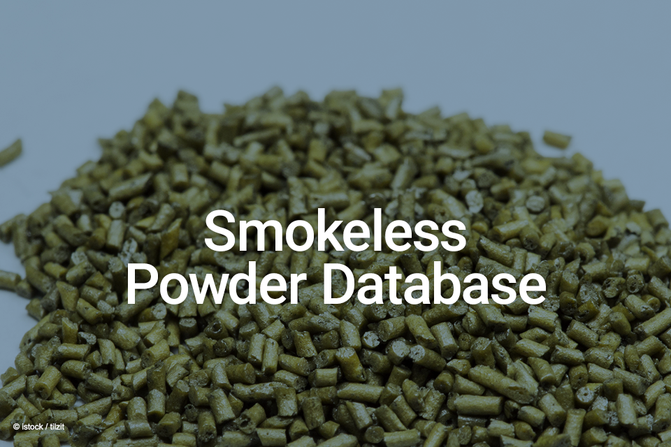 smokeless powder database 960x640 | National Institute of Justice