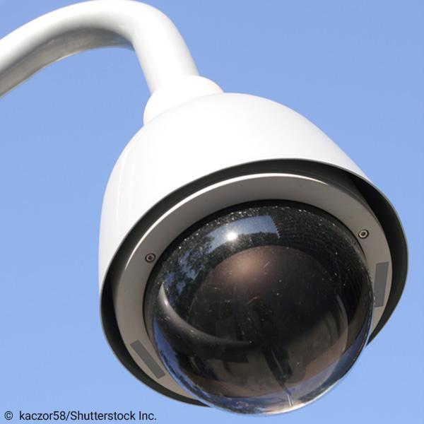 outdoor surveillance camera hero inset | National Institute of Justice